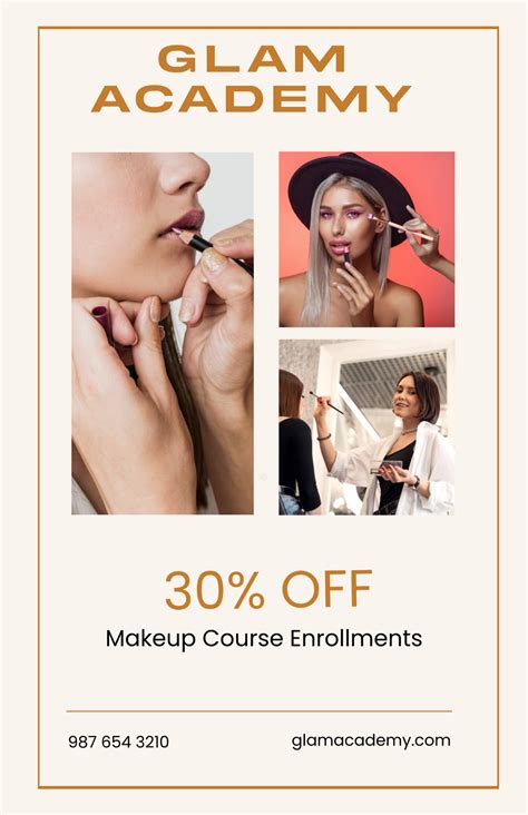 Free Makeup Poster Templates To Edit Online
