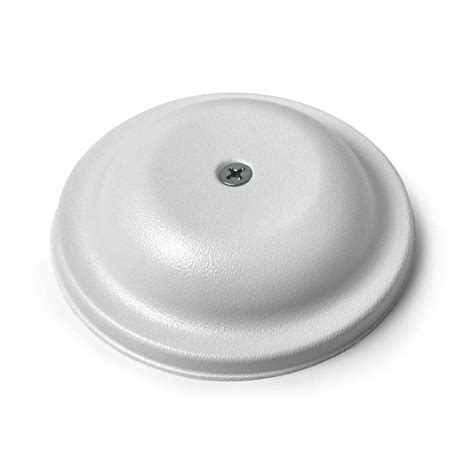 5 In White Plastic Bell Cleanout Cover Plate 34421 The Home Depot