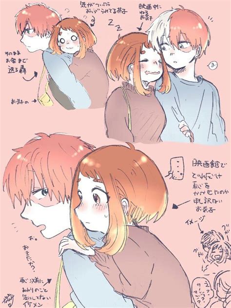 My Hero Academia Bnha Uraraka Ochako Todoroki Shouto Todochako