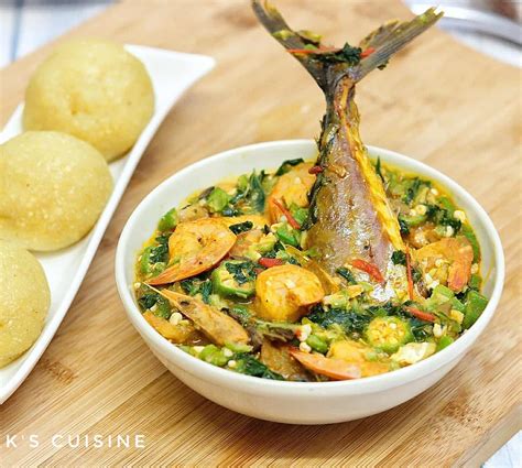 Seafood Okro Soup Ks Cuisine
