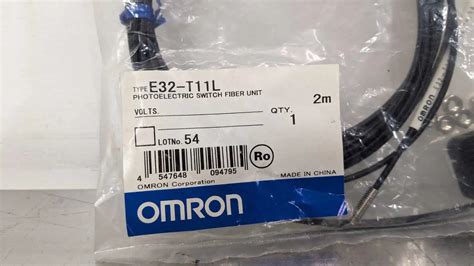Omron E32 T11l Photoelectric Switch Fiber Unit 2m Neo Surplus
