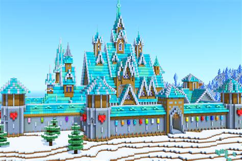 Ice Castle Frozen Minecraft