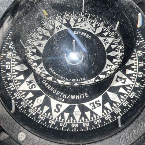 Sell Vintage Danforthwhite Constellation Express Boat Compass In For