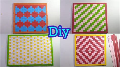 Different Types Of Weaving Styles Weaving Trick From Paper Diy