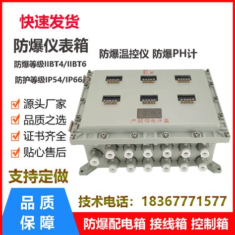 Ph Electric Instrument Box Temperature Controller Touch Screen Explosion Proof Junction Switch
