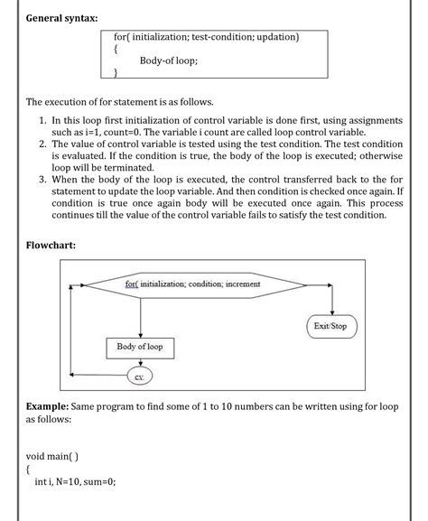 Decision Making And Looping Part 2 For Initialization Test