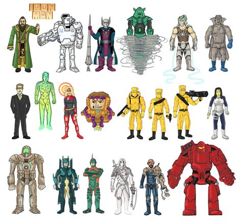 Iron Man Villains By Blank Mange On Deviantart