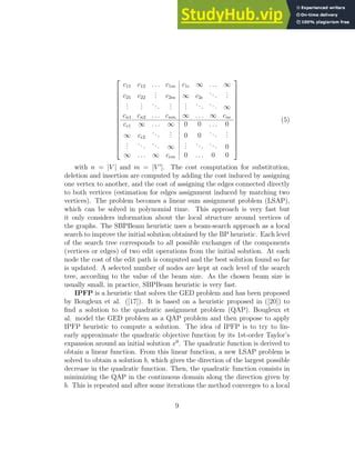 A Local Branching Heuristic For Solving A Graph Edit Distance Problem PDF