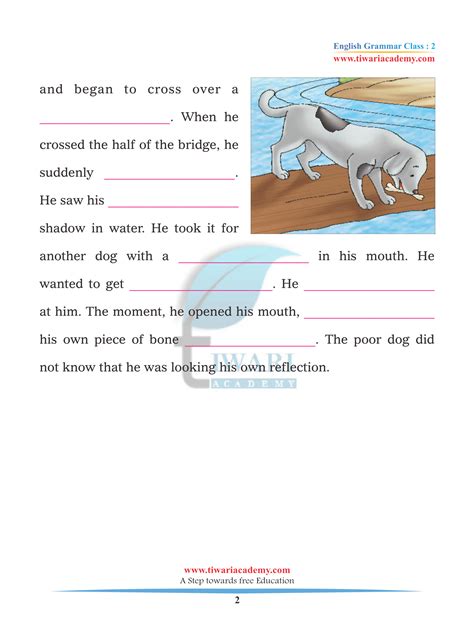 Class 2 English Grammar Chapter 19 Composition (for 2022-2023).