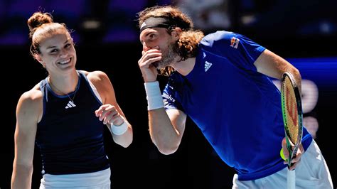 Maria Sakkari Stefanos Tsitsipas Discuss Mums Influence Atp Tour