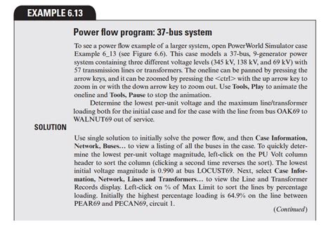 Solved Pw 672 Load Powerworld Simulator Case Problem 672