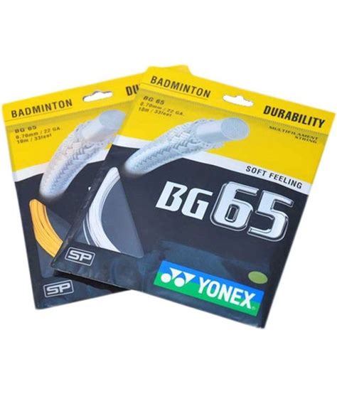 Badminton Racket String Bg65 Durable High Elastic Badminton Line High Quality And Durable String