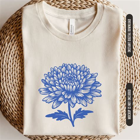 Birth Month Flower Tattoo Design Svg For Women Minimalistic Birth