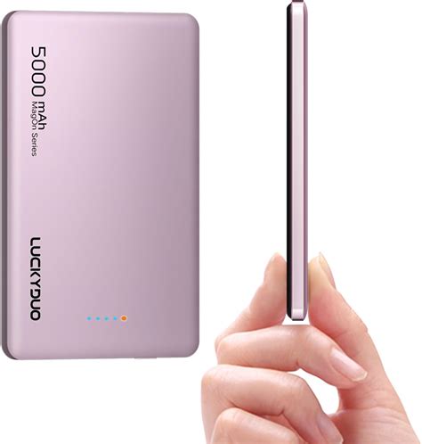 NOHON Batterie Externe Mag Safe Power Bank 5000mAh 8MM Slim Portable