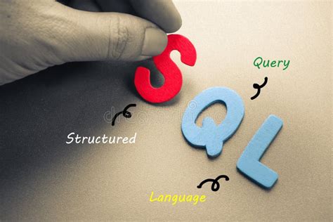 Sql Stock Image Image Of Language Character Alphabet 54884779