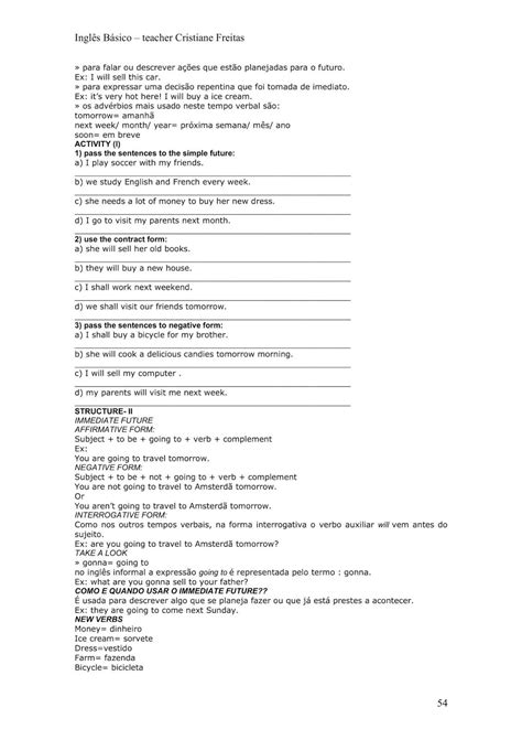 Apostila De Ingles Para Iniciantes Inglês Iniciantes Apostila De