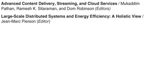 Wiley Series On Parallel And Distributed Computing Large Scale