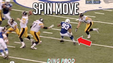 Nfl Defensive Line Spin Moves Youtube