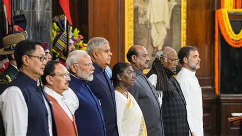 ‘arrogant Bjp Claims Rahul Gandhi Skipped Greeting President Murmu In