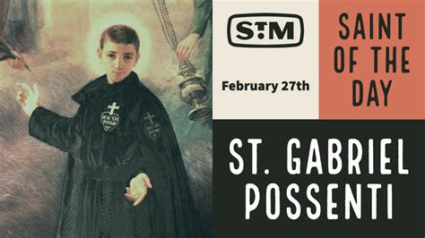 St Gabriel Possenti St Malachy