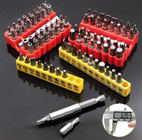 Chave De Fenda Magn Tica Extens O Bit Dicas Holder Hex Gono Shank Set
