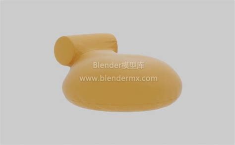 Blender懒人沙发3d模型素材资源免费下载 Blender模型库
