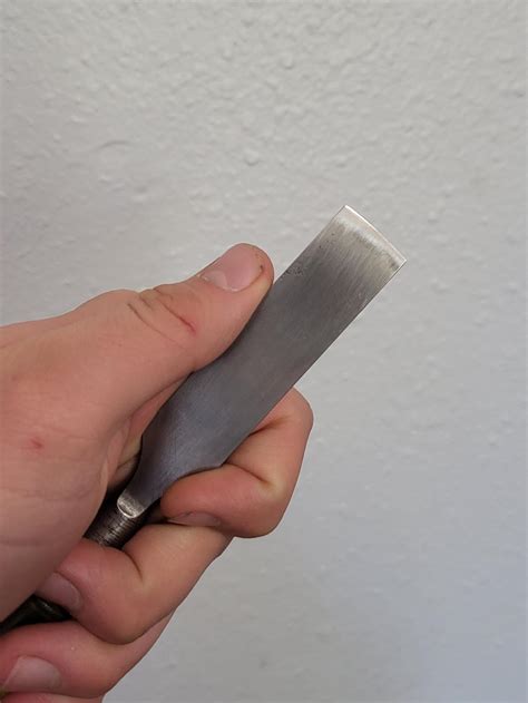 Bought A Rusted Chisel Second Hand Found This What Should I Do R