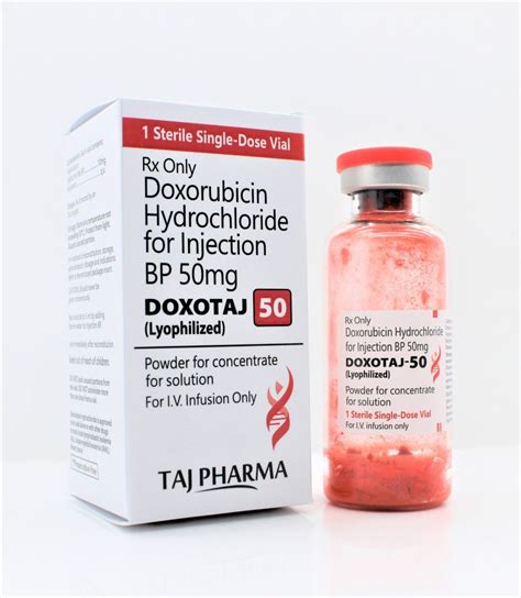 Doxorubicin Hcl Injection Bp 50mg Manufacturers And Suppliers