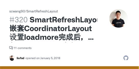 Smartrefreshlayout 嵌套coordinatorlayout 设置loadmore完成后，底部footerview一直在，而且高度错误 · Issue 320