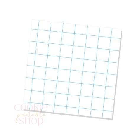 Graph Paper Box Backers For Multiple Sizes Digital Download Sweet