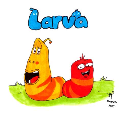 047 Larva Cartoon By Darmantoardy On Deviantart