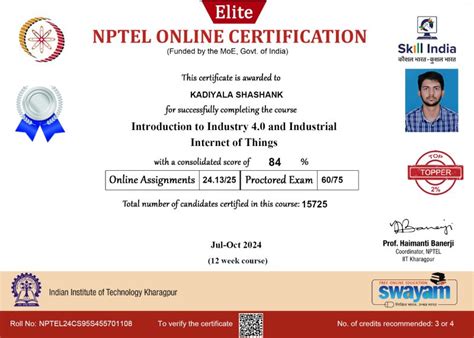kadiyala shashank on linkedin industry4 0 iot nptel
