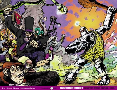 Caveman Robot Gigantic Mega Annual Tpb 1 Tetragrammatron Press