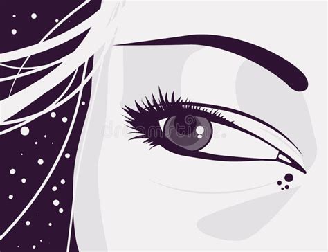 Olhos do vetor ilustração do vetor Ilustração de chicote 25253037