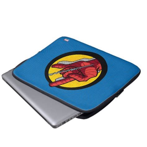 Spider Man Web Slinging Hand Icon Laptop Sleeve Zazzle