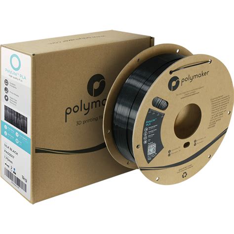 Polymaker PolyLite Silk PLA Black DJake International