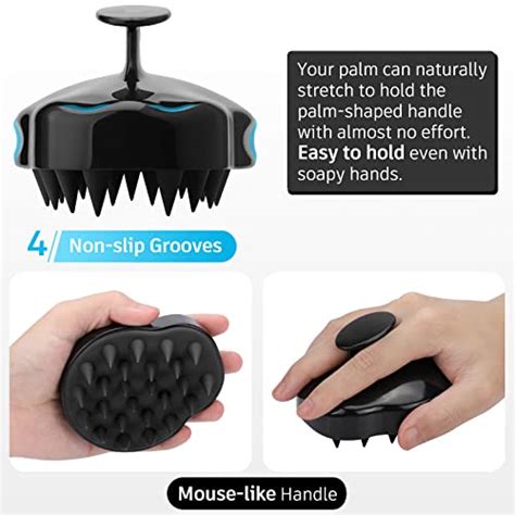 Freatech 2 Pack Scalp Massager Shampoo Brush Shower Hair Scrubber