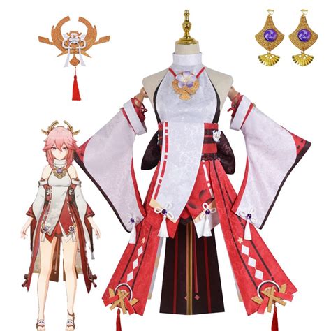 Genshin Impact Yae Miko Cos Cosplay Costume Cosplayclass