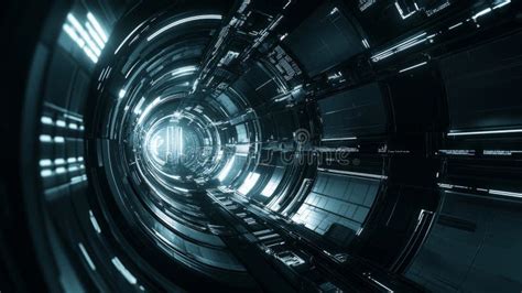 Futuristic Fusion Background With Minimal Glowing Lines And Smooth Tech Inspired Curves Stock