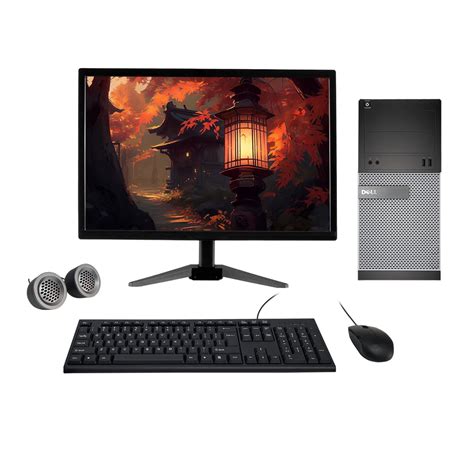 Dell Optiplex 3020 Mini Tower All In One Desktop Computer Set Intel