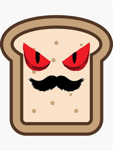 Disguised Toast 2 Sticker For Sale By Rkleatherworks Redbubble