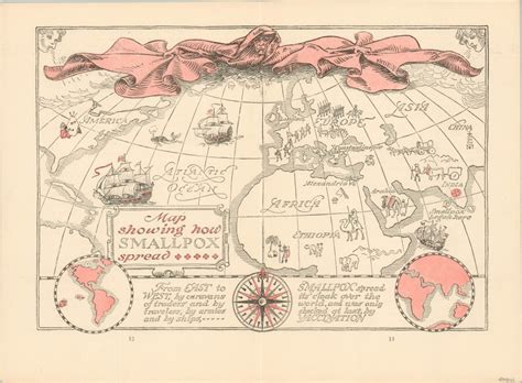 Map Showing How Smallpox Spread Curtis Wright Maps