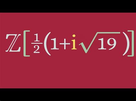 free video abstract algebra a pid that is not a euclidean domain from michael penn class
