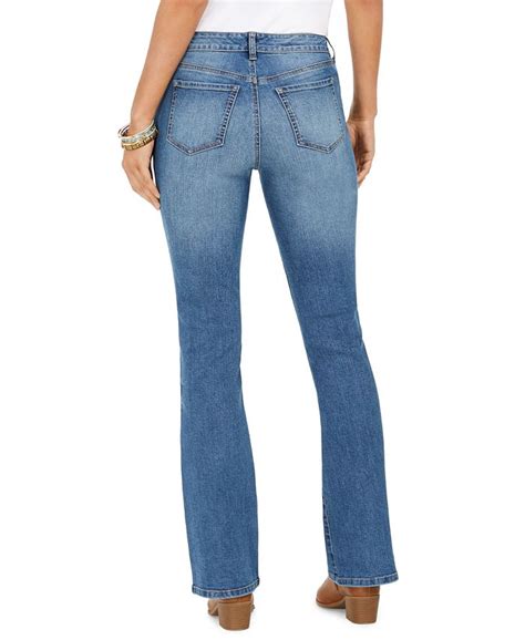 Style And Co Button Fly Boot Cut Jeans Created For Macys And Reviews