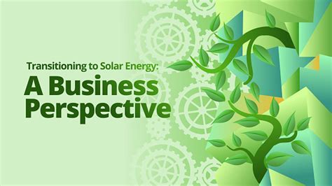 태양 에너지로의 전환 비즈니스 관점 개념 녹색 식물과 기어가 있는 추상적인 다각형은 녹색 개념으로 이동합니다 템플릿 벡터 일러스트 레이션 0명에 대한 스톡 벡터 아트 및