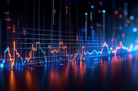 Premium Ai Image Image Of A Graph Chart With A Sleek Dynamic Line