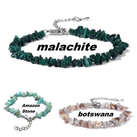 Crystal Chip Bracelets Chakra Healing Chip Beaded Bracelet For Women