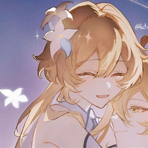 Lumine And Aether Matching Icons Pfp Gambar Kawaii Gambar Profil