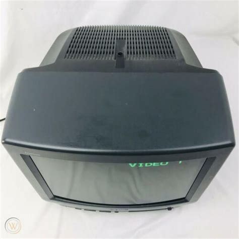 Sony Trinitron 13 Tv Retro Gaming Kv 13tr28 With Front And Rear Inputs
