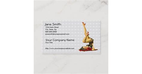 Retro Pinup Girl Business Card Zazzle